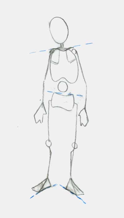 How to draw figures by drawing a stick man – Mockingbirds at midnight