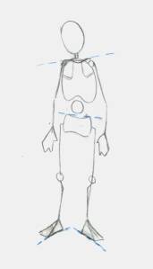 How to draw figures by drawing a stick man – Mockingbirds at midnight