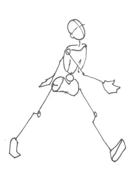 How to draw figures by drawing a stick man – Mockingbirds at midnight